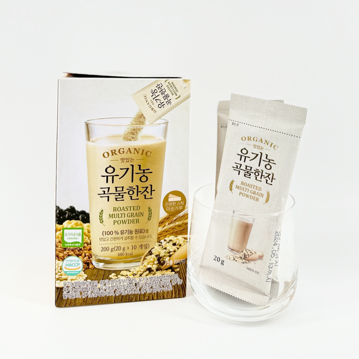 [CHUNG-O] ORGANIC ROASTED MULTI GRAIN POWDER – Organic One
